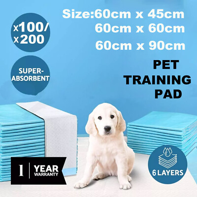 Dog Puppy Extra Large Training Pads Pad Wee Wee Floor Toilet Mats 60 x ...