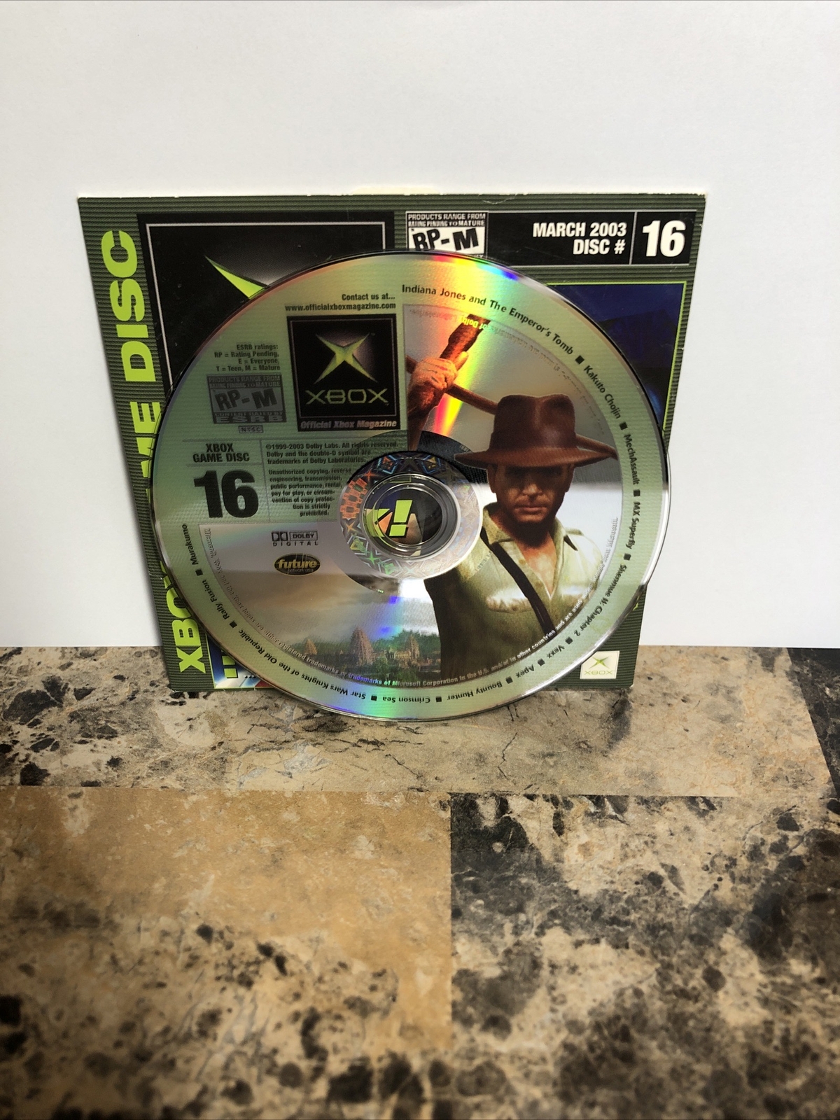Official Xbox Magazine Demo Disc #16 March 2003 Vexx Kakuto Chopjin ...
