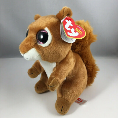 2022 TY Beanie Baby - SQUIRE the Brown Squirrel (6 inch) Stuffed Plush ...