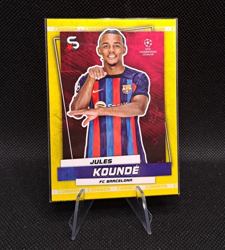 Jules Kundé card common - Barcelona - Topps UCL Superstars 22/23 - #47 | eBay