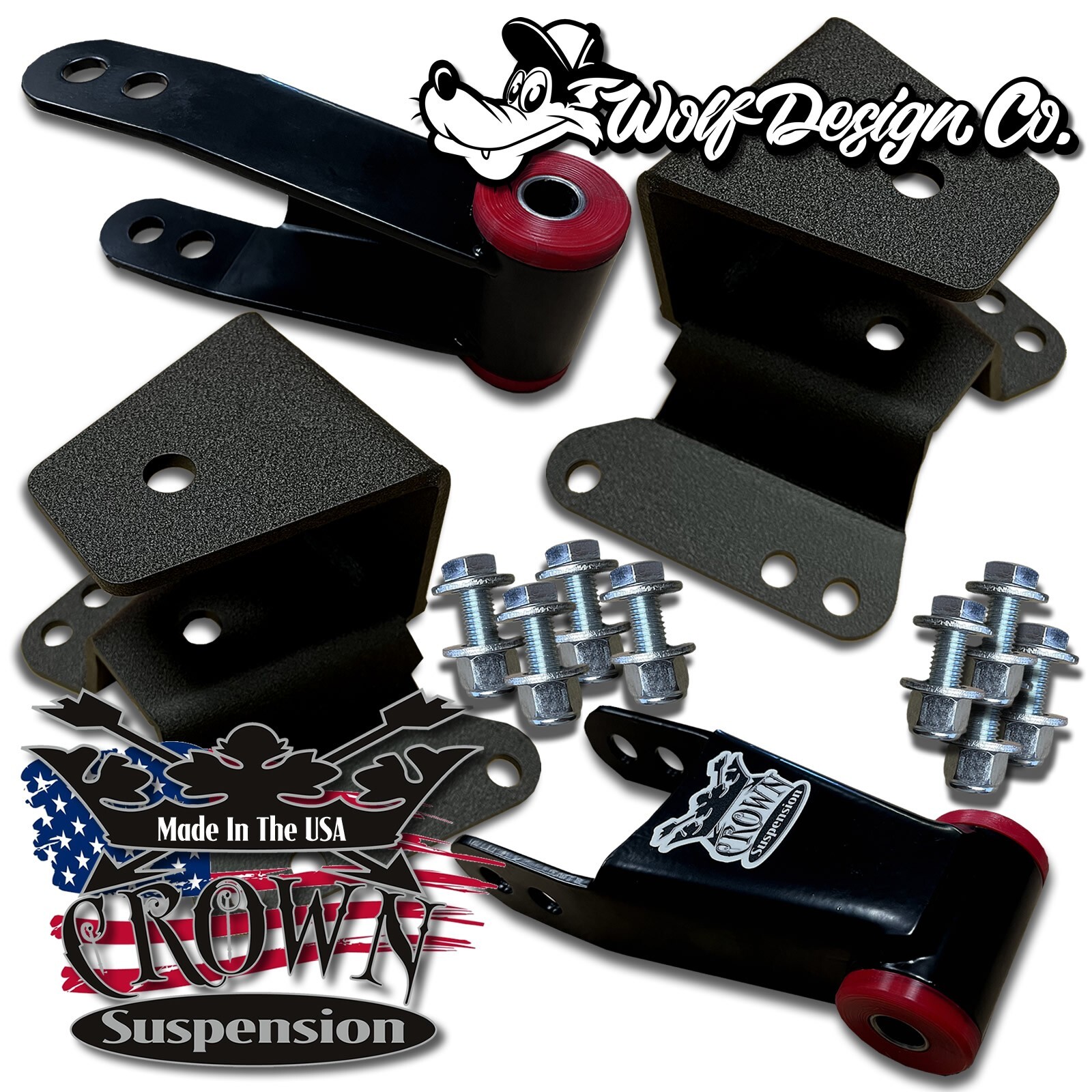 4" Rear Drop Lowering Kit Hangers Shackles Kit Chevy GMC C10 1973-1987 ...