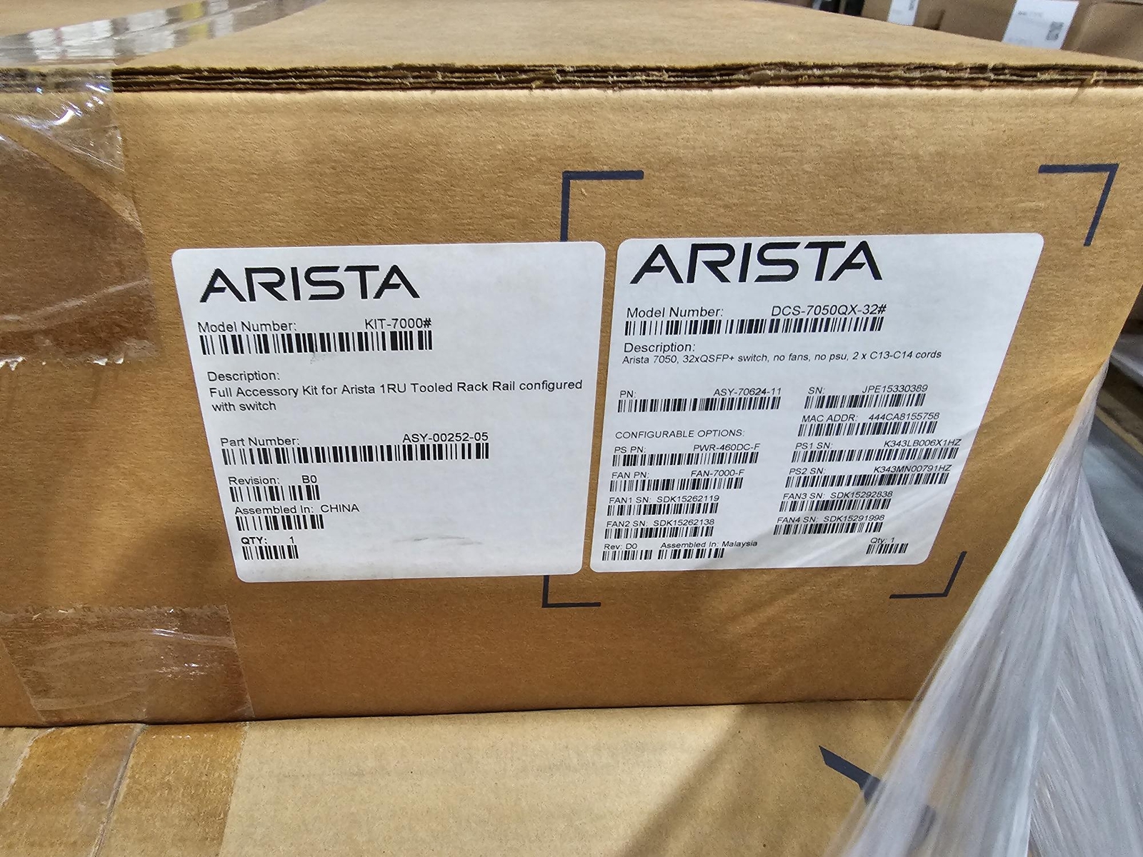 Arista (DCS7050QX32) 32 Port Rack Mountable Ethernet Switch for sale ...