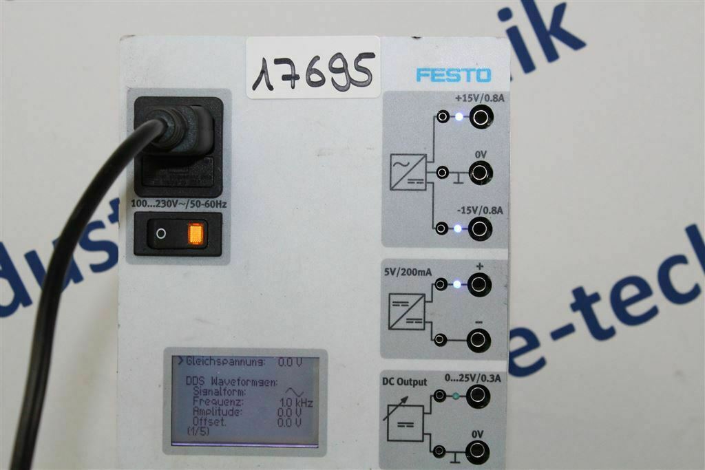 FESTO ETE-BG-NG-GL-A4-133 Grundlagen-Netzteil EduTrainer 567321 | eBay.de