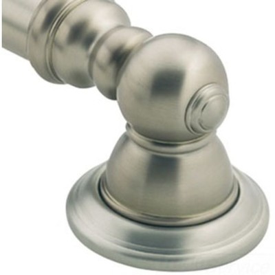 Moen Brushed Nickel 36in Grab Bar for Kingsley Collection, SecureMount ...