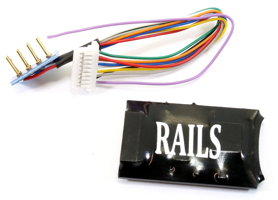 Rails Connect Decoder, High Powered 8 Pin Harness 4 Function Decoder | eBay UK