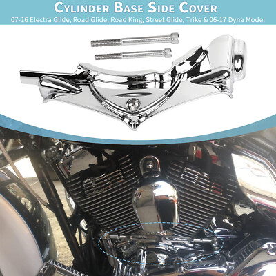 Chrome Cylinder Base Engine Cover For Harley Electra Glide Ultra ...