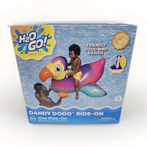 New H2O Go Dandy Dodo Bird Ride On Pool Float Raft Inflatable Toy Fun ...