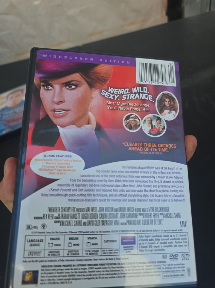 Myra Breckinridge Dvd 1970 Raquel Welch 24543112747 Ebay 8657