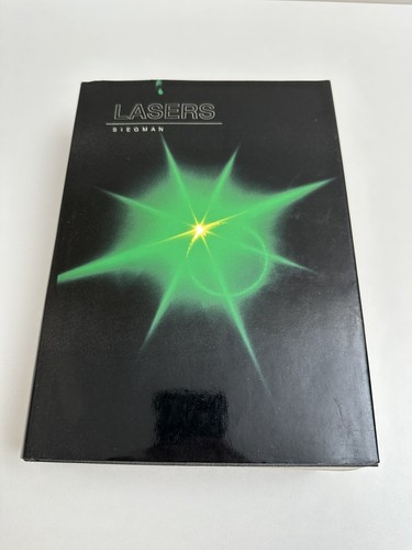 Lasers By Anthony E Siegman - HC - 1986 | eBay
