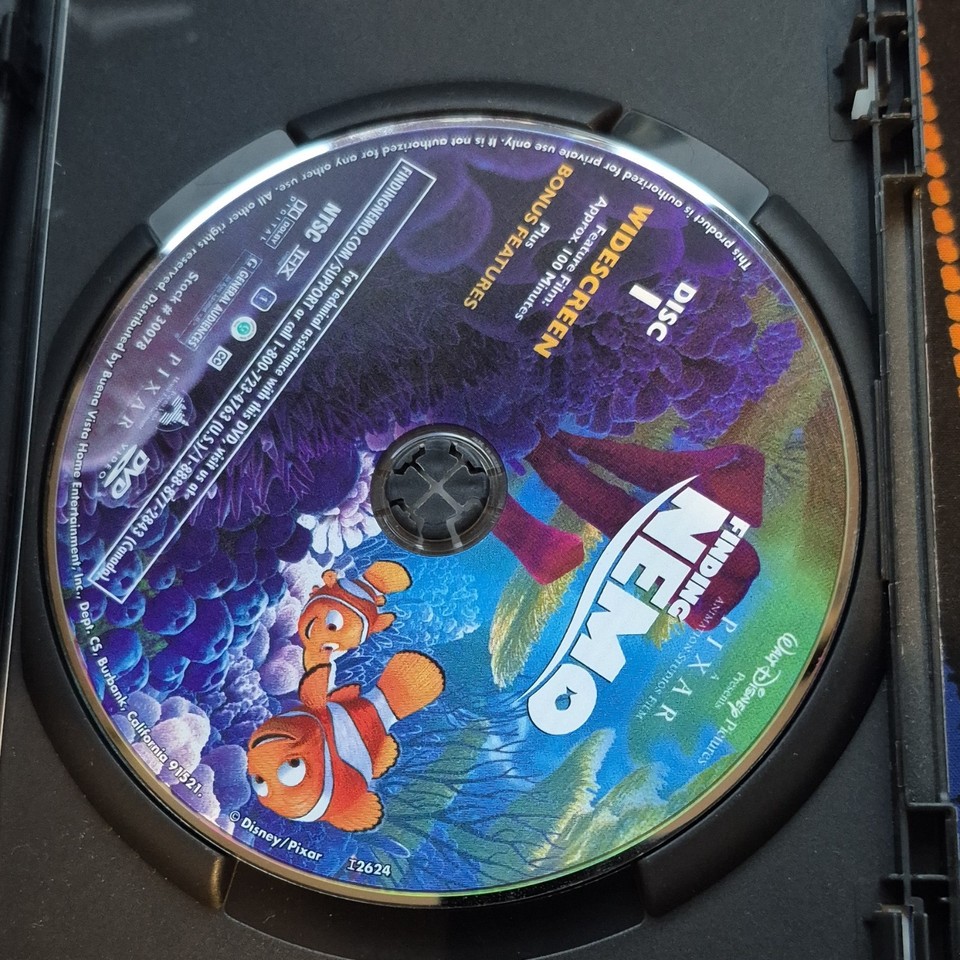 Disney Pixar Finding Nemo Collector's Edition 2-Disc DVD Widescreen ...