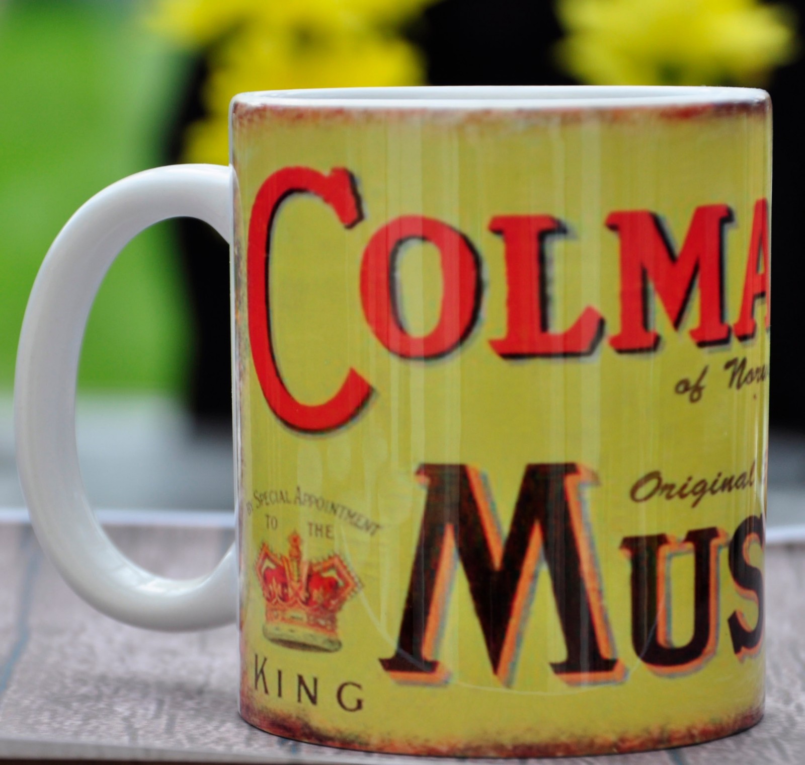 Retro Vintage Colman's Mustard 11oz Coffee Tea Mug | eBay