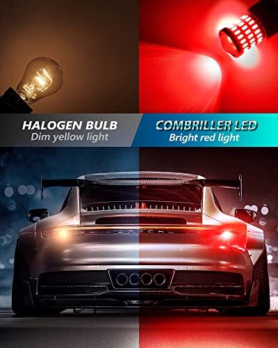 3157 Led Bulb Red 3056 3156 3057 4157 Led Bulb With Projector ...