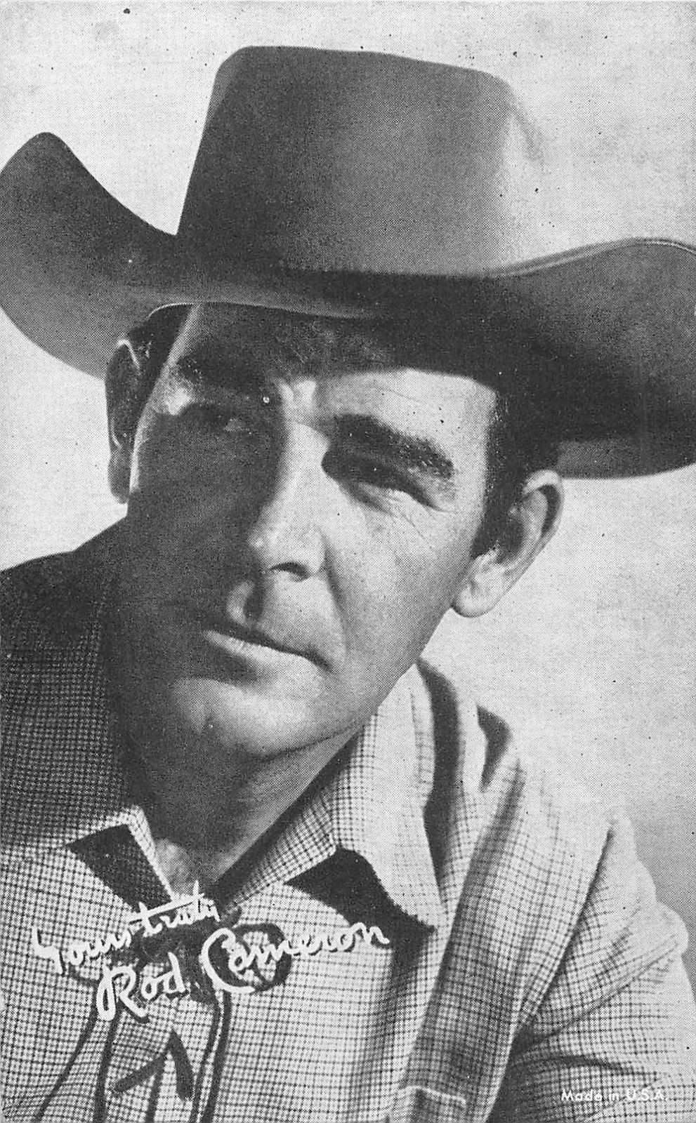 ROD CAMERON CANADIAN-BORN ACTOR ARCADE CARD | eBay