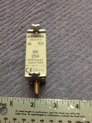 Siemens Fuse Holder Cartridge 3NA3 810 | eBay