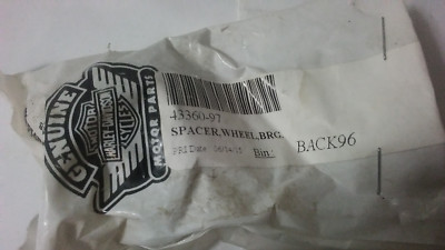 NOS OEM Harley Davidson FRONT AXLE SPACER WHEEL BRG 43360-97 | eBay