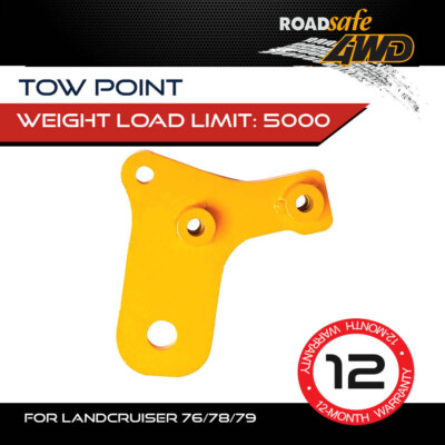 Roadsafe 4WD Tow Point Fits Toyota Landcruiser 76 78 79 Extended Bash ...