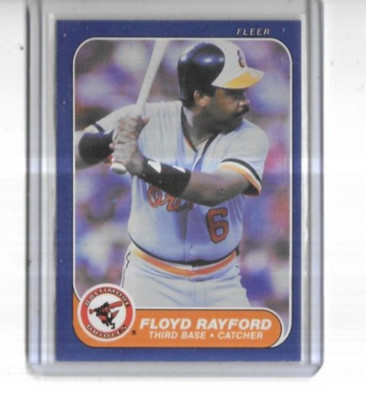 1986 Fleer #283 Floyd Rayford Baltimore Orioles | eBay