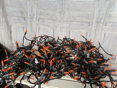 Halloween orange mini lights string set 5 | eBay