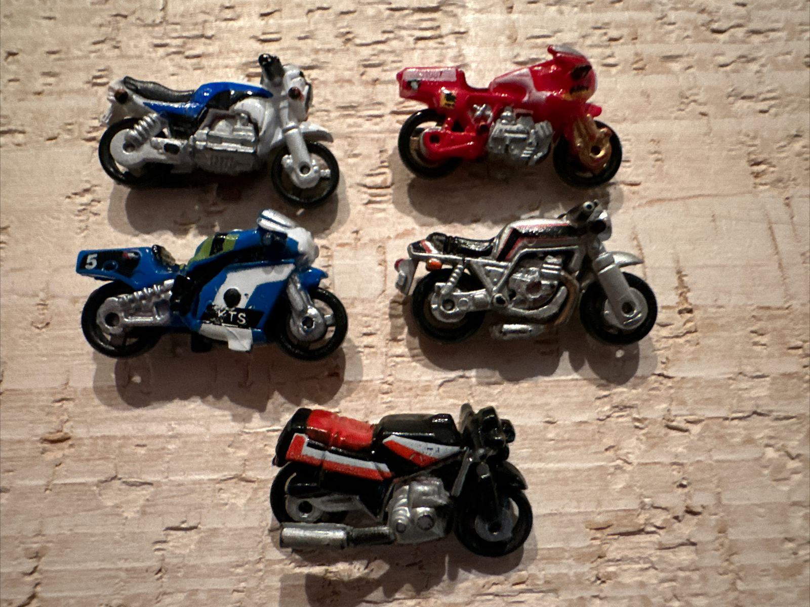 LOT OF 5 GALOOB MICRO MACHINES MOTORCYCLES RACE BIKES 1980'S RARE! | eBay