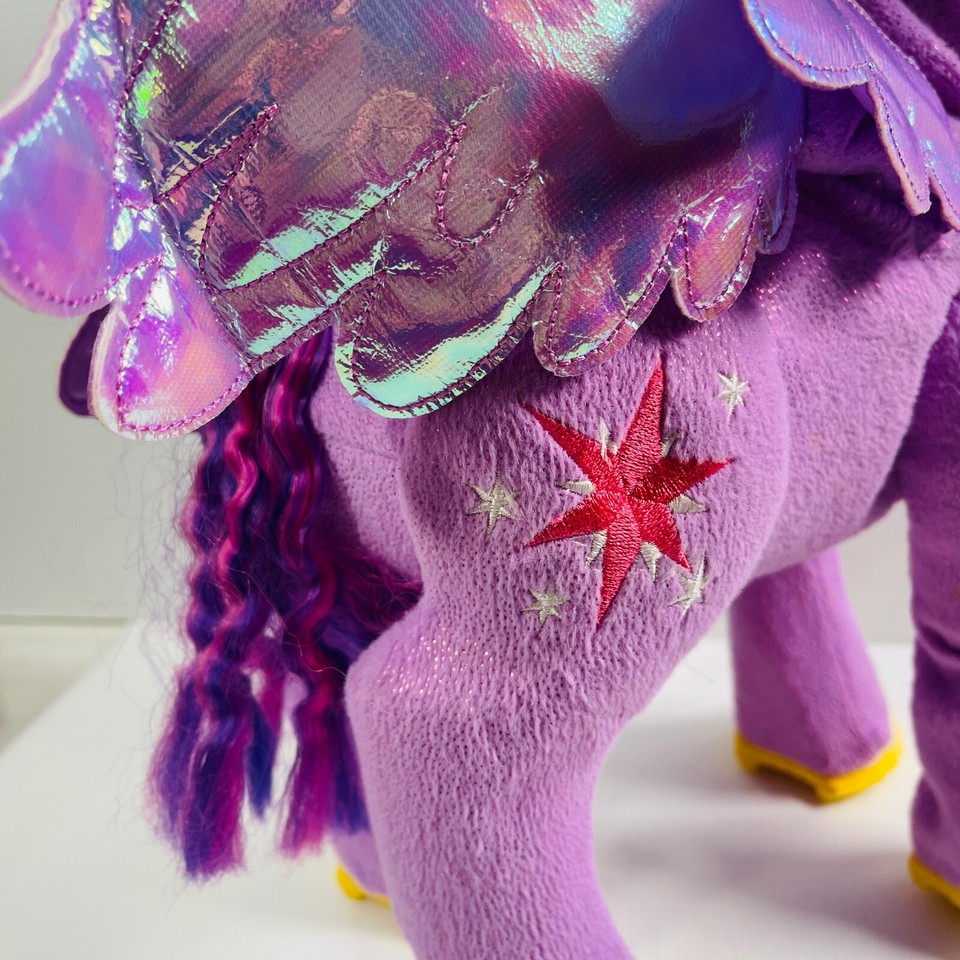 My Little Pony Toy Talking Singing Twilight Sparkle Soft Interactive Purple MLP | eBay