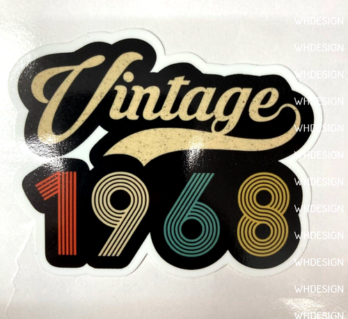 Vintage 1968 sticker Car. Bike. 4X4 , Tool box. | eBay UK