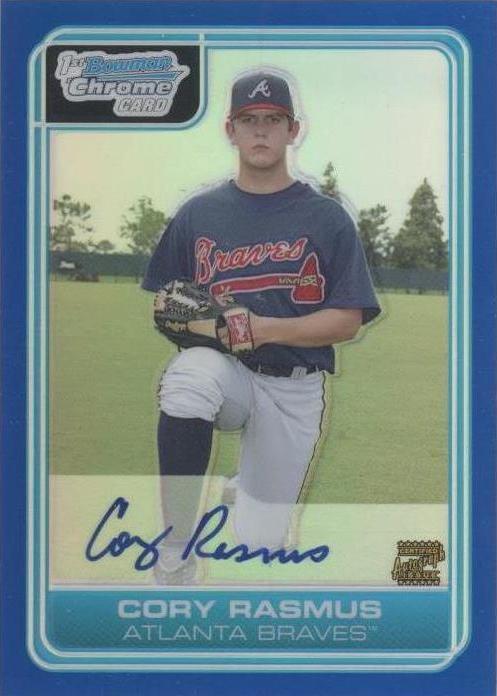 2006 Bowman Draft Picks & Prospects - Chrome Draft Picks Cory Rasmus # ...