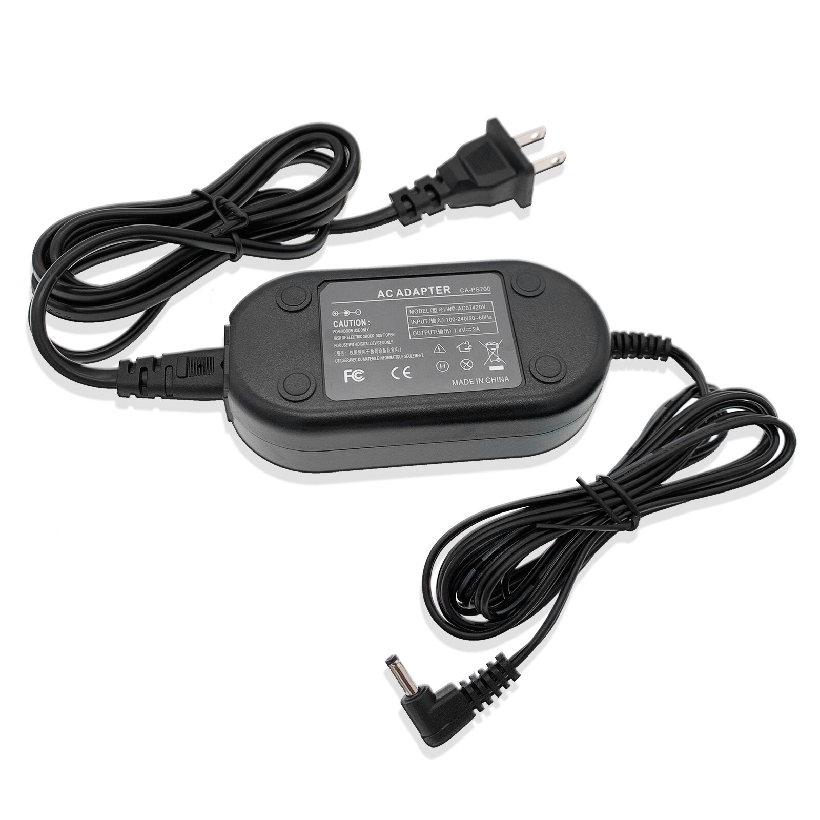 CA-PS700 AC Power Adapter for Canon PowerShot SX1 SX10 SX20 S2 S3 S5 ...
