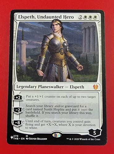 1x Elspeth, Undaunted Hero | The List | Theros Beyond Death | MTG Magic ...