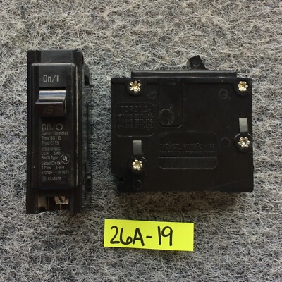 LOT OF 2 Eaton BR115 1 POLE 15 AMP CIRCUIT BREAKER 1 YEAR WARRANTY | eBay