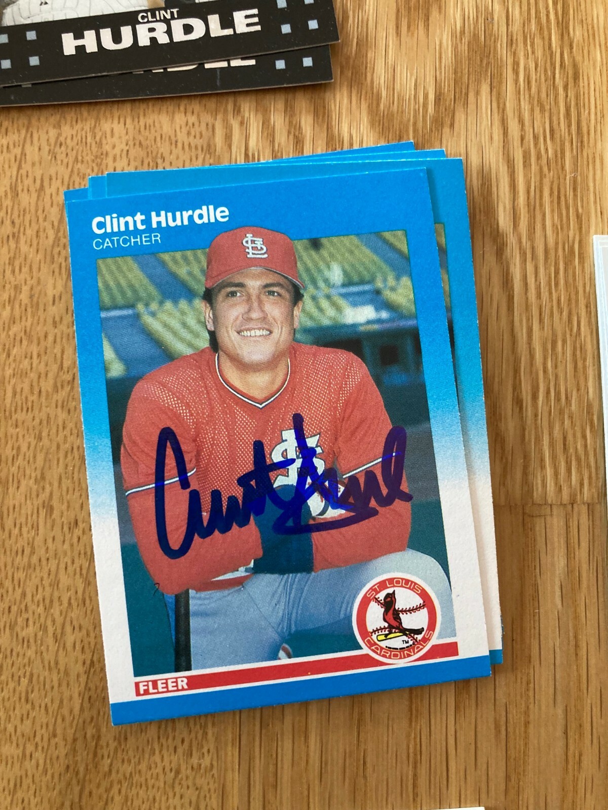 St. Louis Cardinals Clint Hurdle signed 1987 Fleer card | eBay