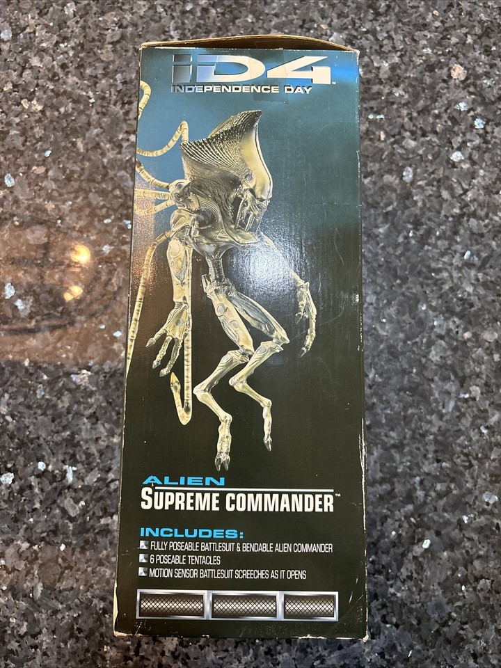 ID4 Independence Day ALIEN SUPREME Commander Action Figure Trendmasters ...