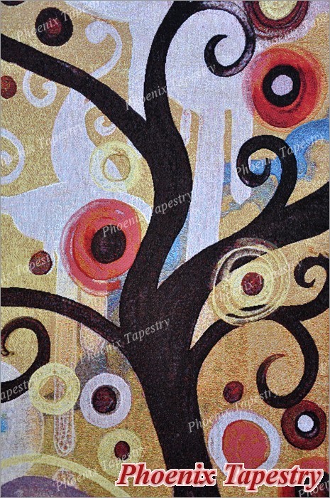 LARGE June Tree Fine Art Tapestry Wall Hanging Tree of Life Cotton 100% ...