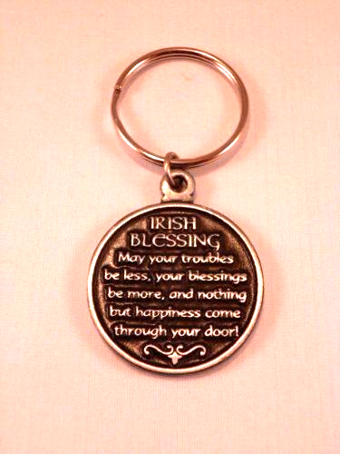 IRISH BLESSING KEY RING Celtic Cross | eBay UK