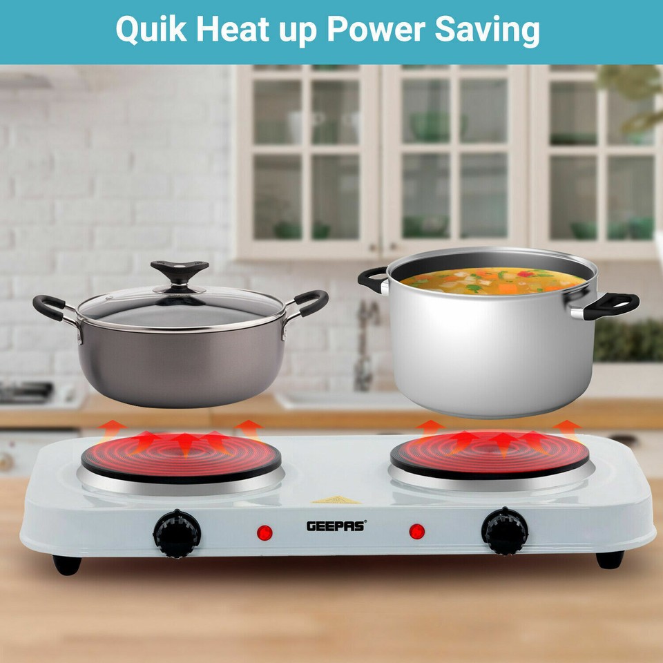 Portable Single Double Hot Plate Table Top Cooker Kitchen Hob Stove ...
