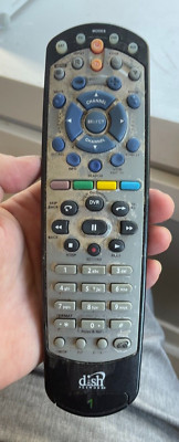 Dish Network Receiver Remote Control Only Black Gray for Satellite Box ...