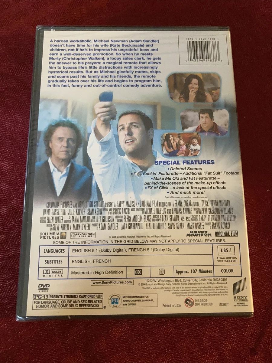 Click 2006 Dvd Case