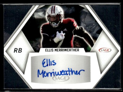 2023 Sage Silver Ellis Merriweather Rookie Auto #A-EM | eBay