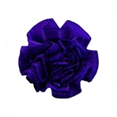 Berisfords 465 Purple Ribbon Ruched Rosettes - per pack of 6 | eBay UK