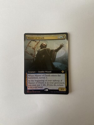 MTG - Master of Death - EXTENDED FOIL NM | eBay Australia