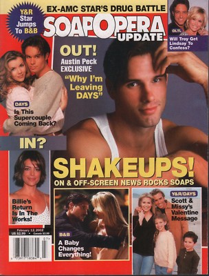Soap Opera Update February 12 2002 Austin Peck Lisa Rinna 070918DBE | eBay