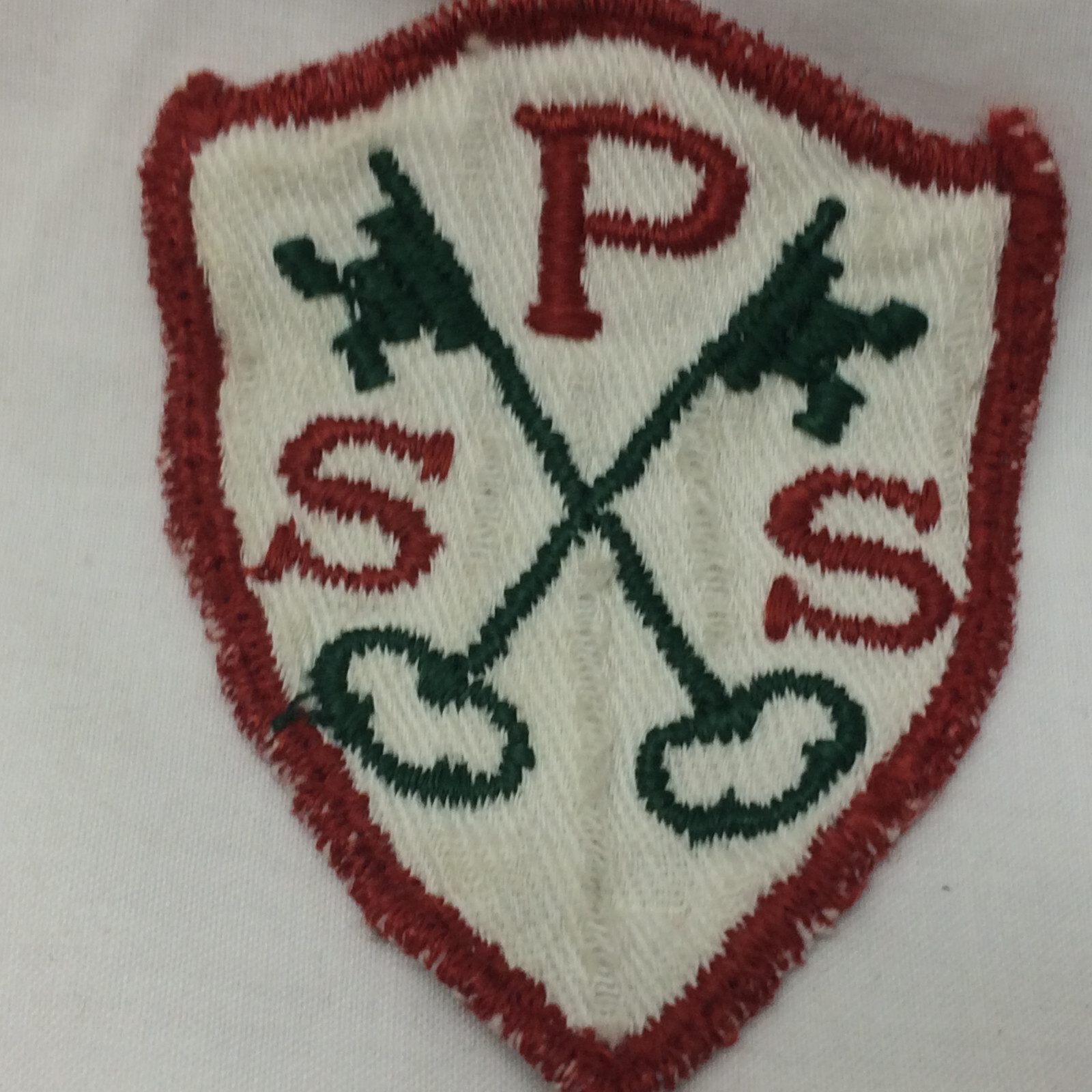 Vintage PSS Patch Crossed Keys Service Fraternal Shield Club Badge | eBay