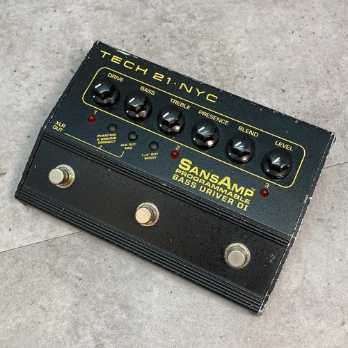Tech 21 Sansamp Bass Driver DI Programmable 3-ch Program Used ...