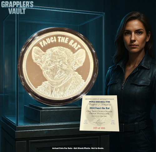 Silver Shield World War MEme #100 2024 Fauci the Rat 🔥 Compare At $200 ...