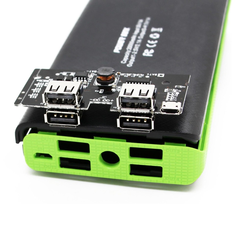 New Mobile Phone Dual 2 USB 2A Power Bank Case Kit DIY Box Without ...