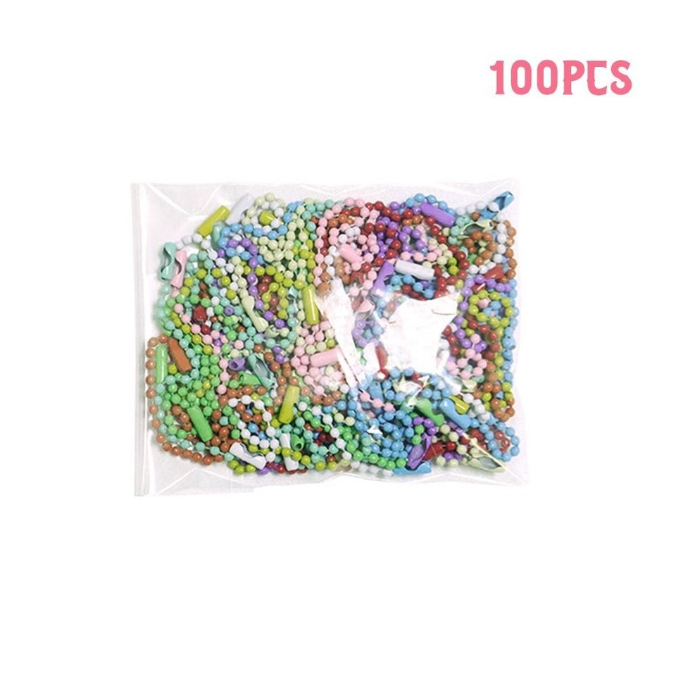 50/100PCS DIY Key Chain Metal Label Hand Tag Connector Key Ring ...