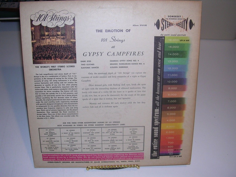 Gypsy Camp Fires 101 Strings Somerset SF-8100 | eBay