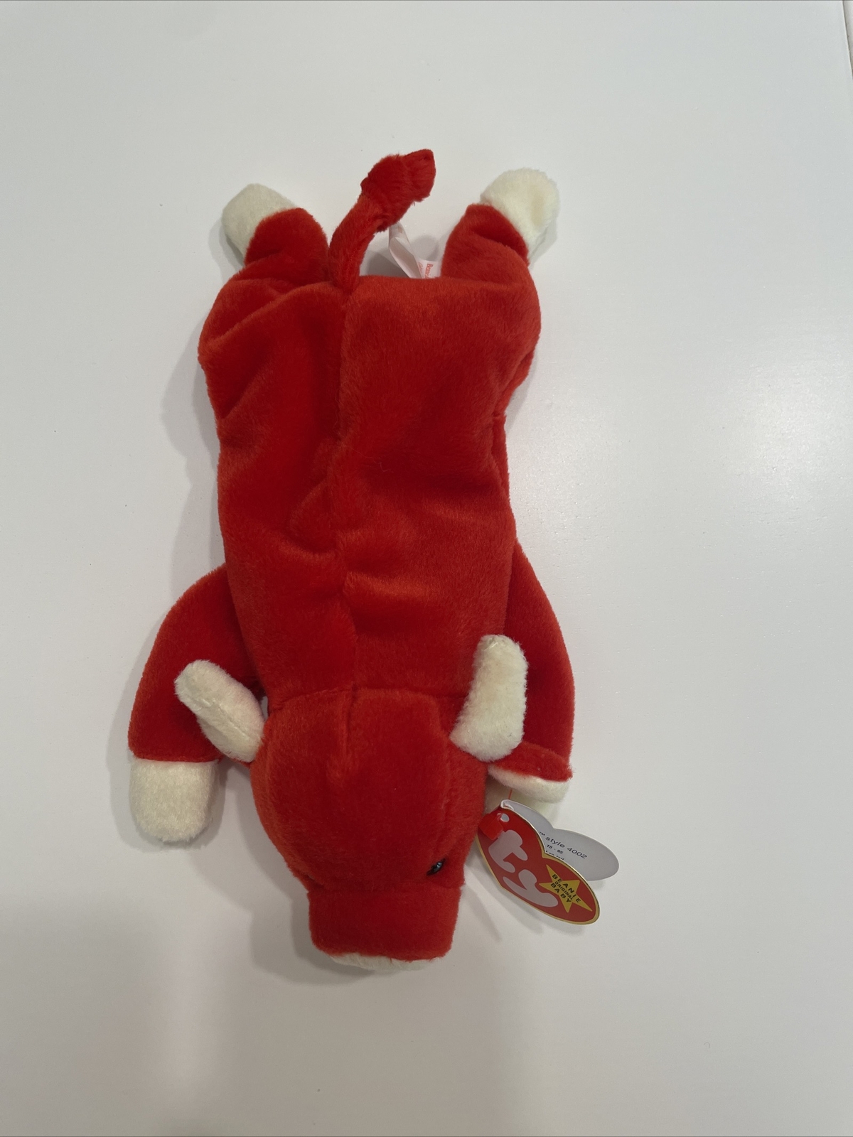 Ty Beanie Buddy Snort the Bull Plush Toy - 4002 for sale online | eBay