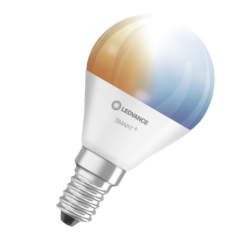 LEDVANCE SMART+ WIFI LED lamp, frosted look, 4.9W, 470lm, round shape ...