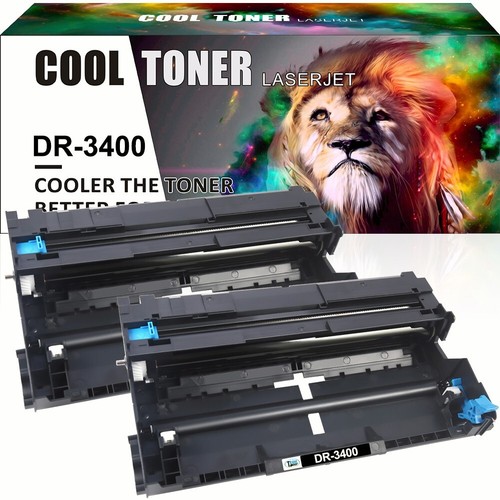 2 Drum Unit fits for Brother DR3400 HL-L5000D HL-L5100DN MFC-L5800DW ...