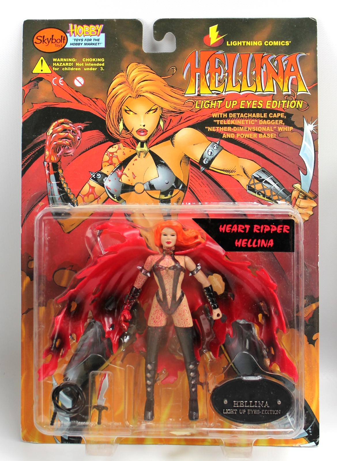 Lightning Comics HEART RIPPER HELLINA Hellborn 6" Action Figure Skybolt 1998 | eBay